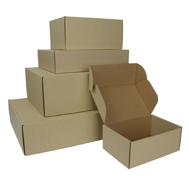 Verzenddozen karton - Gerecycled graspapier